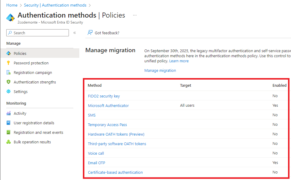 Securing Azure 8 – Migrating from legacy MFA and SSPR policies to the ...