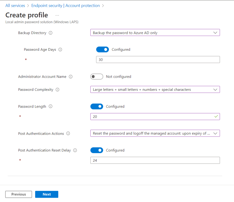 Microsoft Intune 13 – Configure Local Administrator Password Solution ...