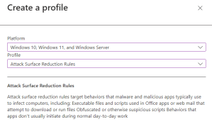 Microsoft Intune 15 – Attack Surface Reduction Rules. – @2codemonte