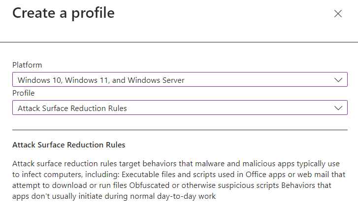 Microsoft Intune 15 – Attack Surface Reduction Rules. – @2codemonte