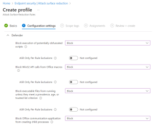 Microsoft Intune 15 – Attack Surface Reduction Rules. – @2codemonte