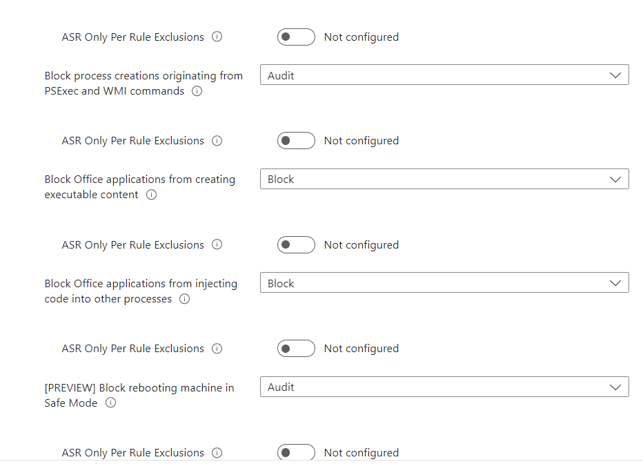 Microsoft Intune 15 – Attack Surface Reduction Rules. – @2codemonte
