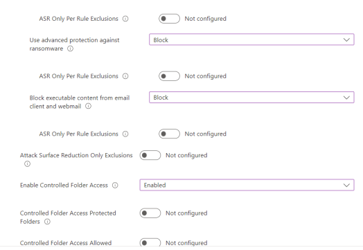 Microsoft Intune 15 – Attack Surface Reduction Rules. – @2codemonte