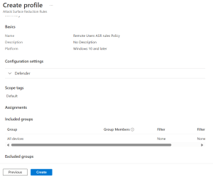 Microsoft Intune 15 – Attack Surface Reduction Rules. – @2codemonte