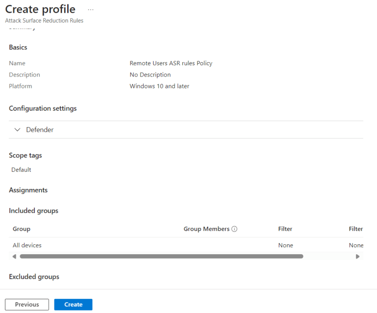 Microsoft Intune 15 – Attack Surface Reduction Rules. – @2codemonte