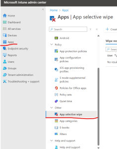 Microsoft Intune 18 – Selective Wipe of Mobile App Data – @2codemonte