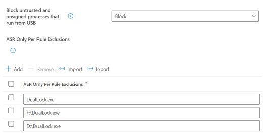 Microsoft Intune 19 – Add ASR Rule Exclusion – @2codemonte